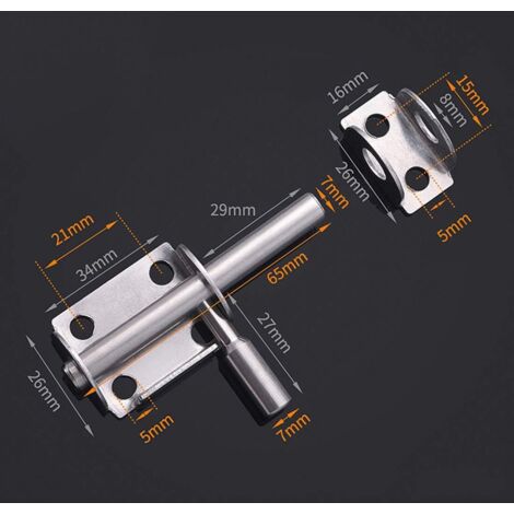 CCYKXA 2Pcs Security Door Latches Stainless Steel Door Lock Latch Small ...