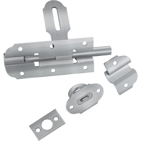 CCYKXA 1pc Exterior Door Bolt with Padlock Clasp, 135mm Stainless Steel ...