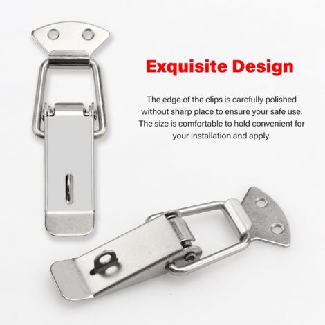 CCYKXA 3-Piece Lever Latch Set, Spring-Loaded Latch, 112mm Toggle Latch ...
