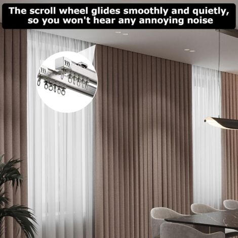 CCYKXA Pack of 30 for Metal Curtains - Compatible with Interior Rails ...