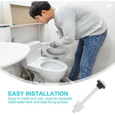 CCYKXA 2-Piece Replacement Screws for Toilet Seat, ABS Bathroom ...