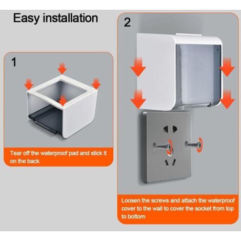 CCYKXA Rain cover for outdoor sockets with 90-degree design ...