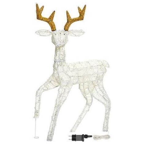 Renne lumineux 3D 160 LED hauteur 85 cm pour decoration de Noel ...