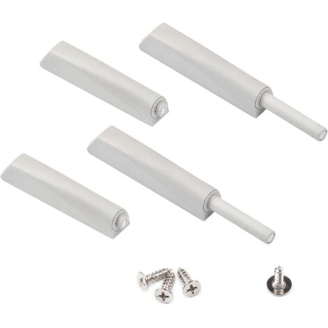 Pousser pour ouvrir la porte d'un placard 4pcs Magnetic Push Open Latch Cupboard Push Pulls ...
