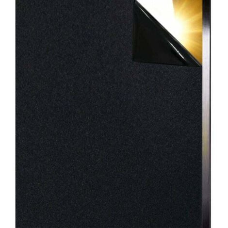 Film occultant fenetres Auto-Collant Opaque Noir Statique Anti-UV ...