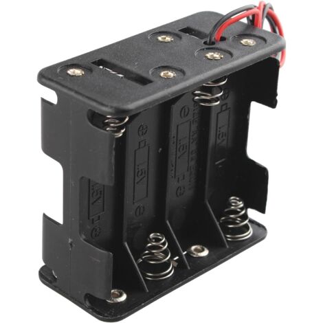 2 Pièces Boîte de Rangement pour Piles 12 V 8 Piles AA