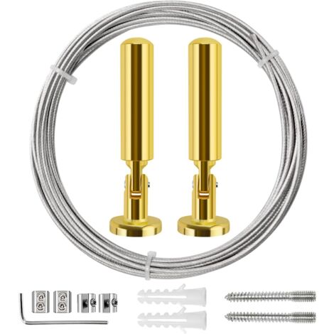 5m Tringle à rideaux Kit, Câble en Acier pour Rideau, pour Rideau ...