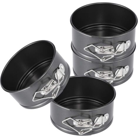 Lot de 4 petits moules à cheesecake antiadhésifs pour mini cheesecakes ...