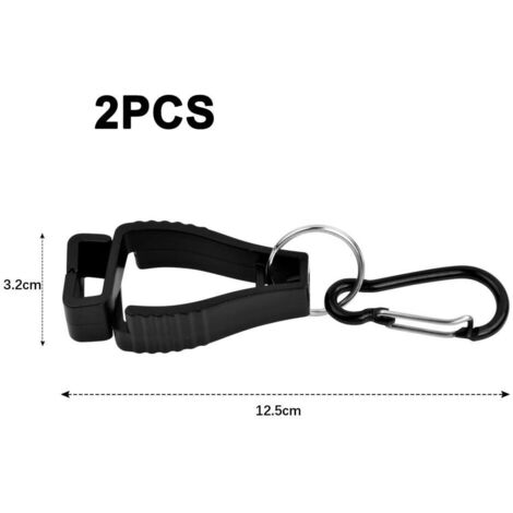 2 Pcs Gant Clips Holder Clip de Gants Clip Porte-Gant Pince à gant pour ...