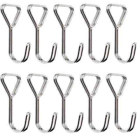 Ahlsen 10 Pcs Crochets en Spirale, Tendeur Crochets Acier Inoxydable ...
