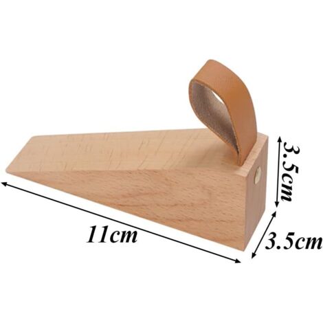 AHLSEN Cale de Porte 4 Pièces Cale Porte Bois Cale Porte Sol Butoir de ...
