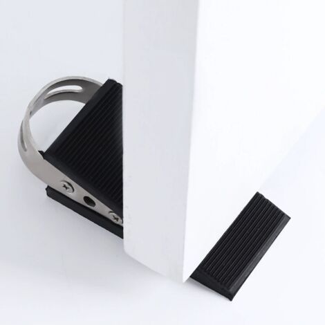 4 Pièces Cale de Porte en Caoutchouc Cale de Porte Cale-Porte Mobile ...