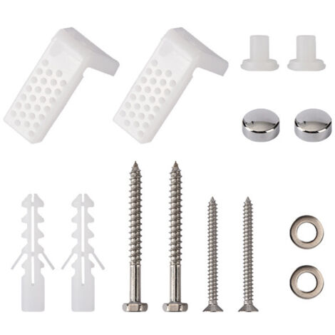 Kit Fixation WC au Sol,Vis Fixation WC, Fixation sur Pied Toilet, Kit ...
