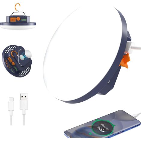 Lanterne de Camping Portable 9900mAh Power Bank, 2000LM Tente Lampe ...