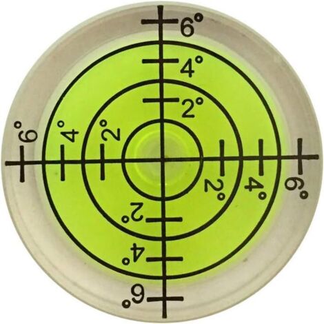 Niveau à bulle 6x, niveau Bullseye rond 32x7mm pour trépied ...