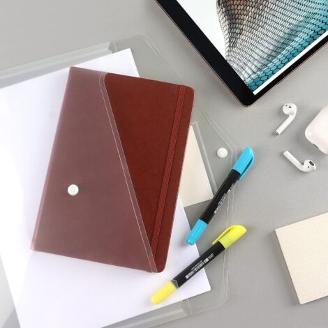 Pochette Plastique A4, Lot de 5 Pochettes Porte-Documents avec Rabat ...