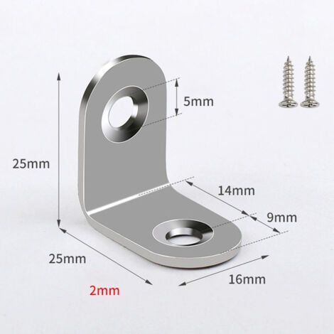 Supports de fixation en acier inoxydable - Lot de 50 supports de ...