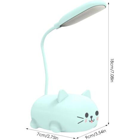 Lot de 4 lampes de lecture pour chaton, rechargeables par USB, lampe de ...