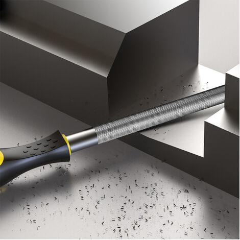 Jeu de limes metal 3 pièces, comprenant lime plate, lime ronde, lime ...