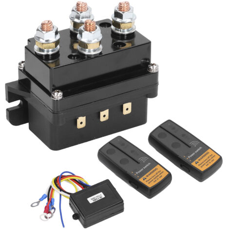 Telecommande de treuil sans fil boitier relais etanche DC500A pour ATV ...