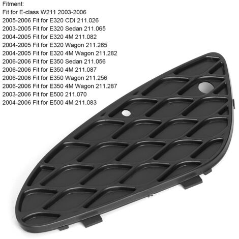 Eosnow Couvre-pare-chocs avant calandre 2118850353 2118850253 Fit pour ...