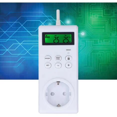 Eosnow Sortie de Thermostat sans fil, Programmable, régulateur de température automatique ...