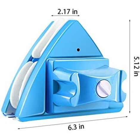 Lave-vitre magnetique pour double vitrage outil essuie-glace de maison