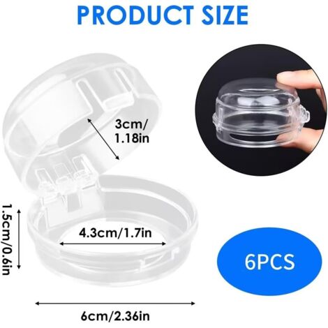 6 Pièces Cache-Boutons de Cuisinière, Protection Gaziniere, Bouton de ...
