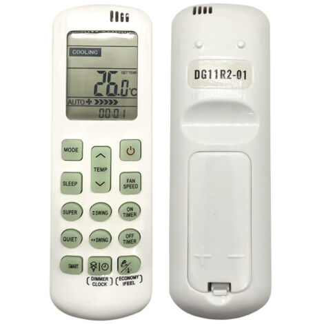 DG11R2‑01 Télécommande d'air pour Climatiseurs Hisense, Remplacement Universel de la ...