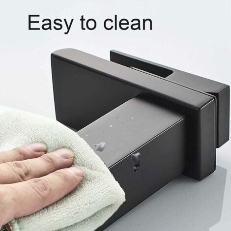Robinet Salle de Bain Robinet Lavabo Noir Mat Mitigeur Lavabo pour ...