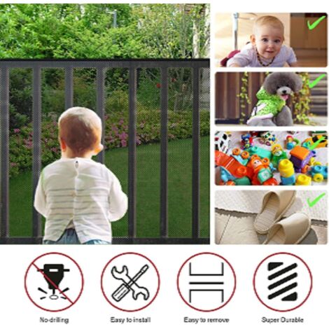 Filet de sécurité pour enfants, filet de protection pour bébé pour ...