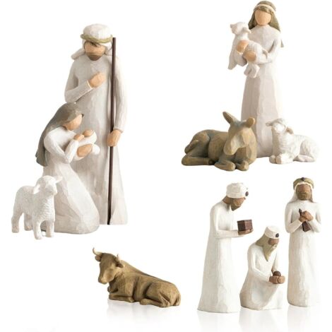 Crèche en résine Willow-Tree de 10 pièces