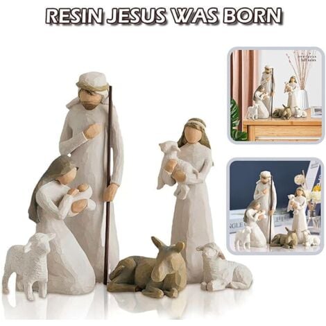 Crèche en résine Willow-Tree de 10 pièces