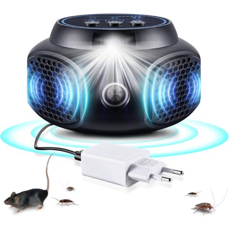Insectifuge à ultrasons pour rongeurs avec lampe électronique ...