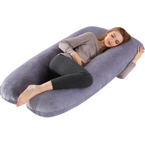 Coussin de Grossesse pour Dormir, Oreiller de Corps Complet en Forme de ...