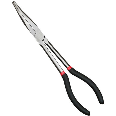Pince à long bec courbé à 90º 28 cm