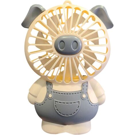 Mini ventilateur portatif avec lumières rechargeables en forme de ...
