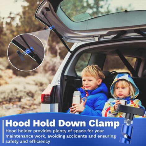 2 PCS Car Hood Prop Struts Clamp, Hood Strut Clamp, Car Lift Support ...