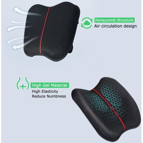 Coussin d'assise de moto en gel 3D avec structure en nid d'abeille avec ...