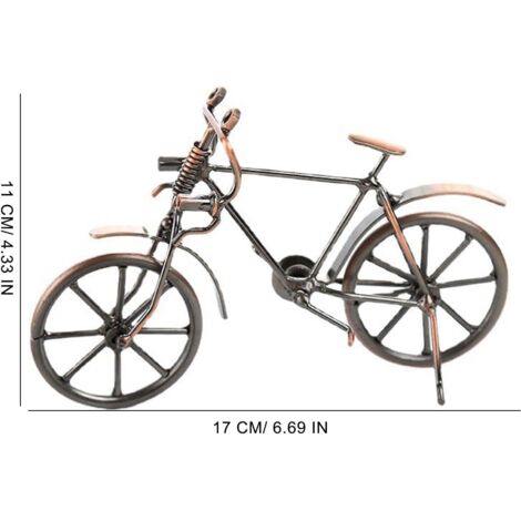 Métal Artisanat Décoration Vélo, Cadeau Sculpture Vélo, Figurines de ...