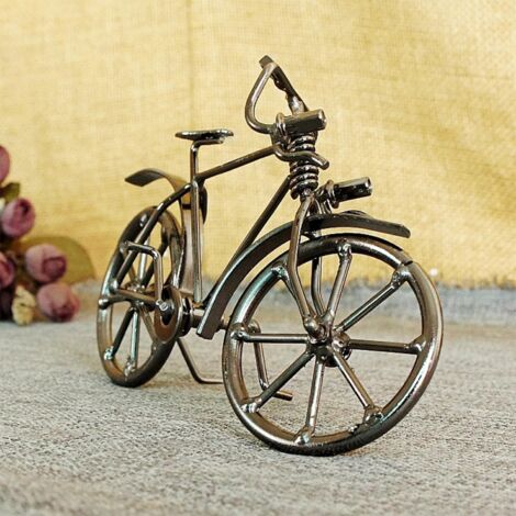 Métal Artisanat Décoration Vélo, Cadeau Sculpture Vélo, Figurines de ...