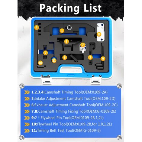 Kit D'outils de Réglage La Courroie de Distribution, Compatible avec ...