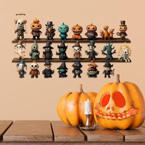 Compte à rebours d'Halloween de 31 nuits avec figurines, coffret cadeau ...
