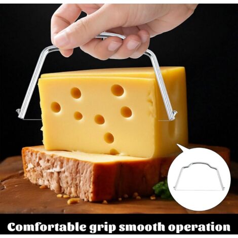 Fil A Couper Le Fromage, 2 pièces Fil A Fromage, Coupe Fromage En Acier ...