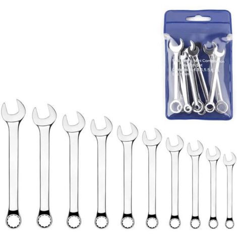 10 Piece Mini Wrench Set, Metric Open-End Wrench Set, Suitable for ...