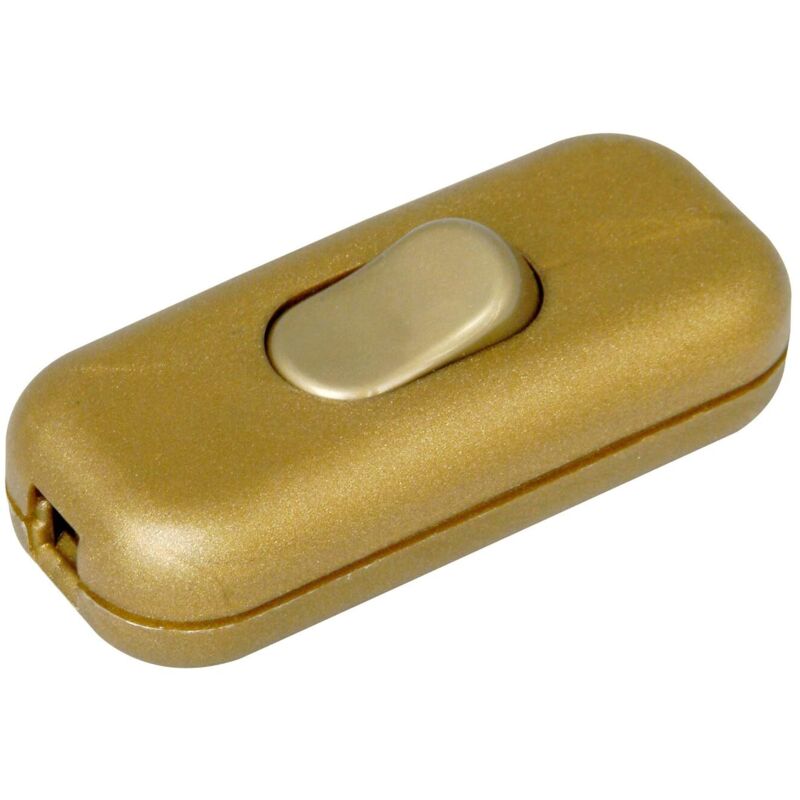 Line control switch, single-pole, 250 V, 2 A, gold-plated, two-pole