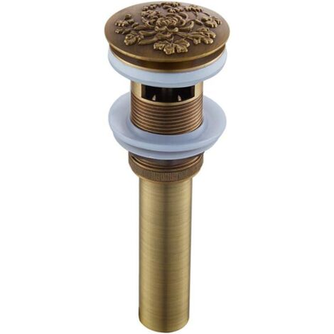 Pop-up waste basin plug, European retro style pop-up waste basin plug ...