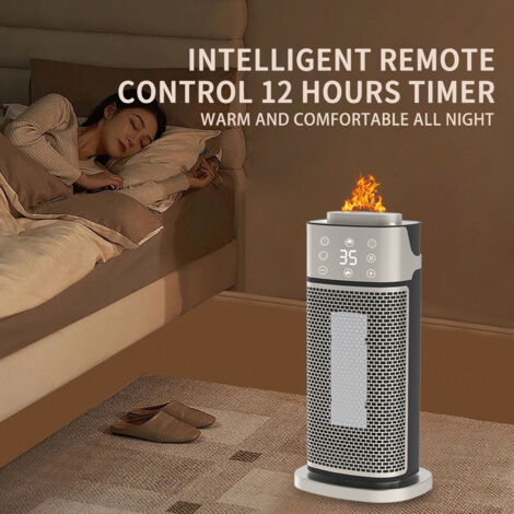 Indoor Space Heater, 3 in 1 Space Heater with Humidifier and 3D Flame ...