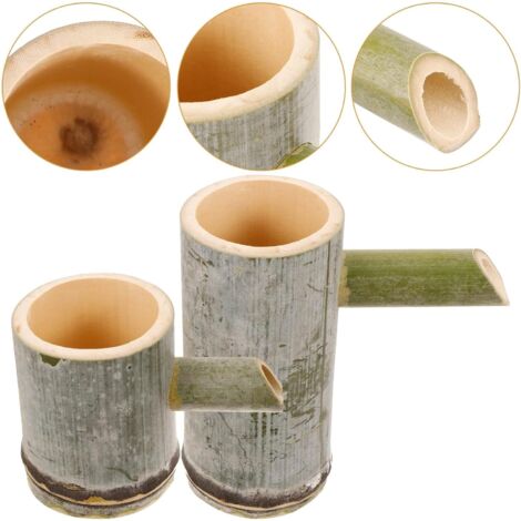 Set of 2 Bamboo Fountains, Patio Fountains, Waterfall Fountains, Zen ...