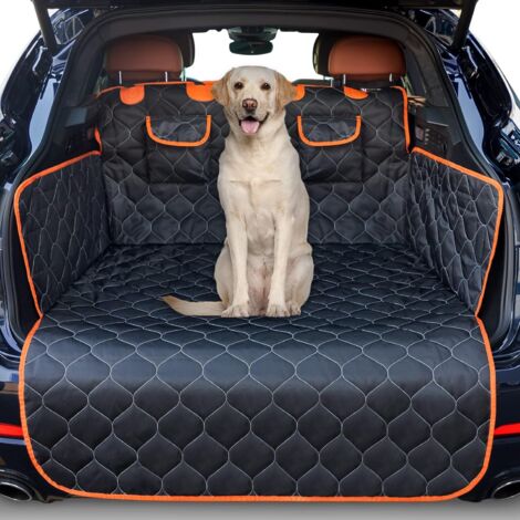 Dog trunk mat with side and loading sill protection, universal trunk ...